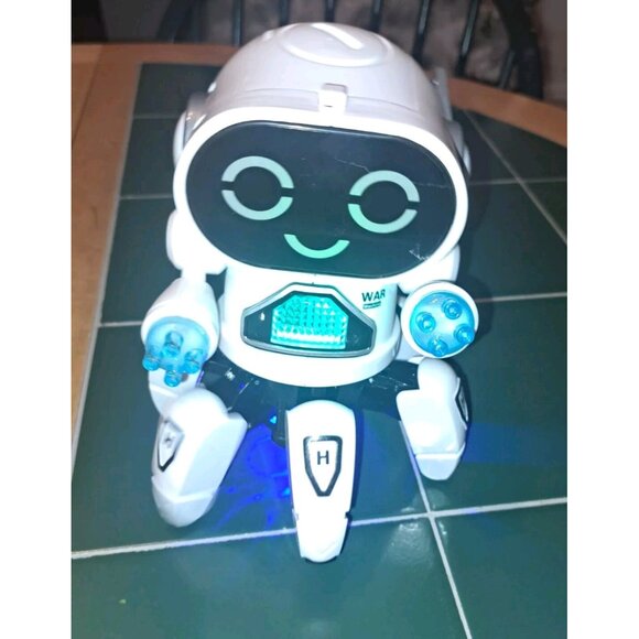 Unbranded | Toys | Bot Robot Pioneer White Dancing Lights Up Robot For ...